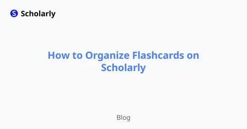 How to create Flashcards from PDFs using Scholarly - Scholarly Blog