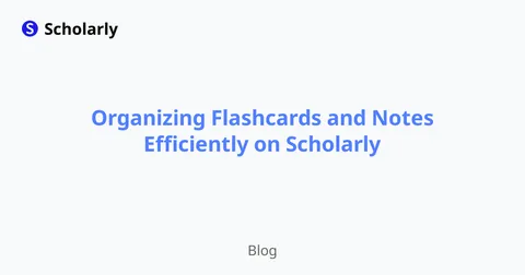 How to create Flashcards from PDFs using Scholarly - Scholarly Blog